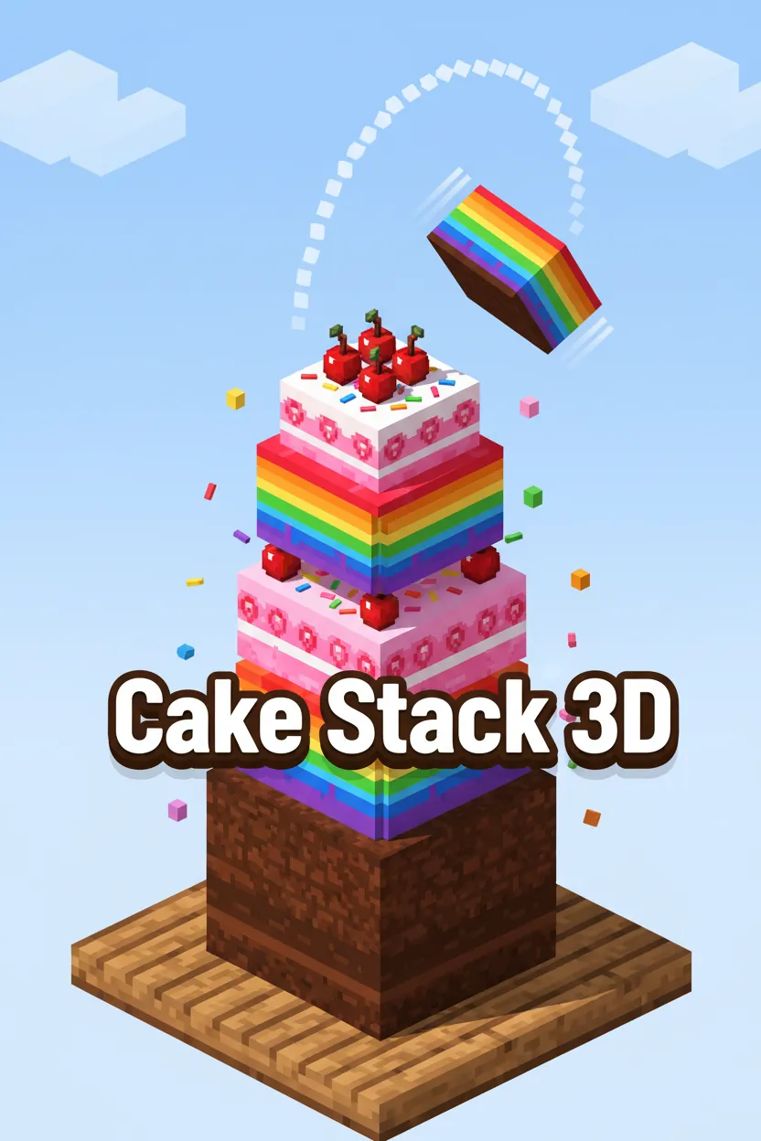Cake Stack 3D | Astrocade