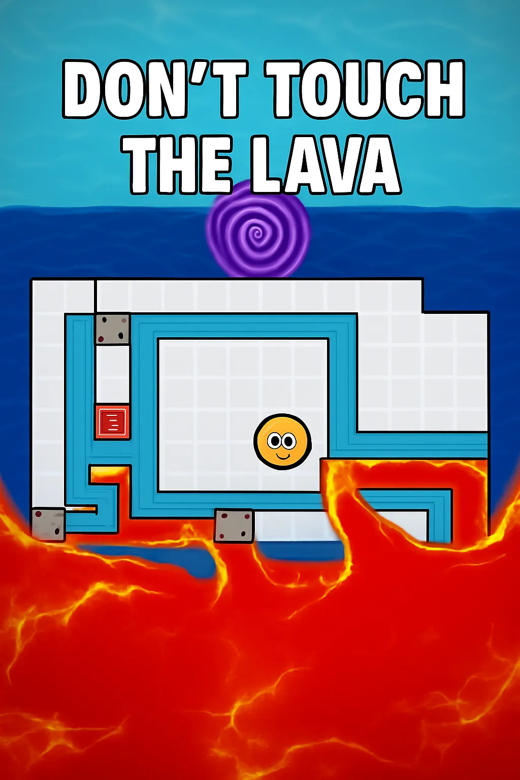 Don't touch the lava | Astrocade
