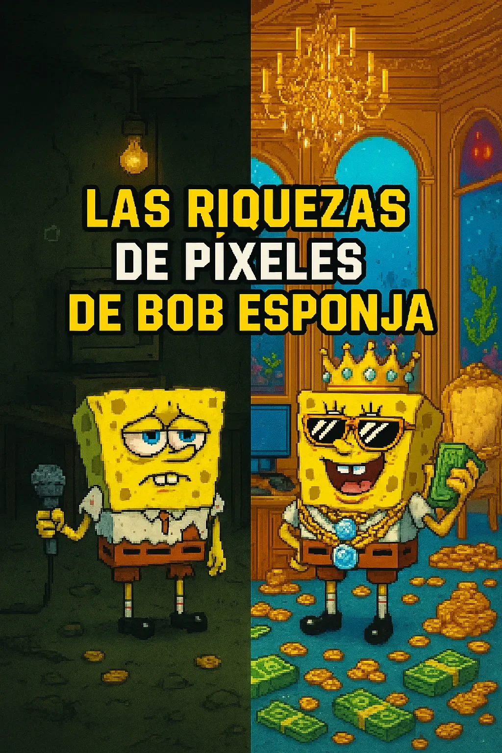 Bob sponge's Pixel Riches | Astrocade