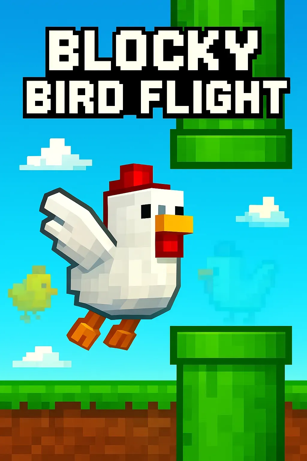 Blocky Bird Flight | Astrocade