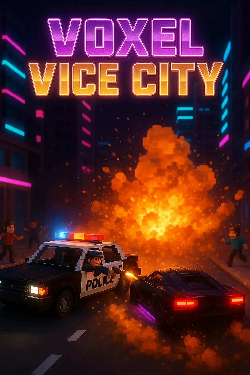 Voxel Vice City | Astrocade