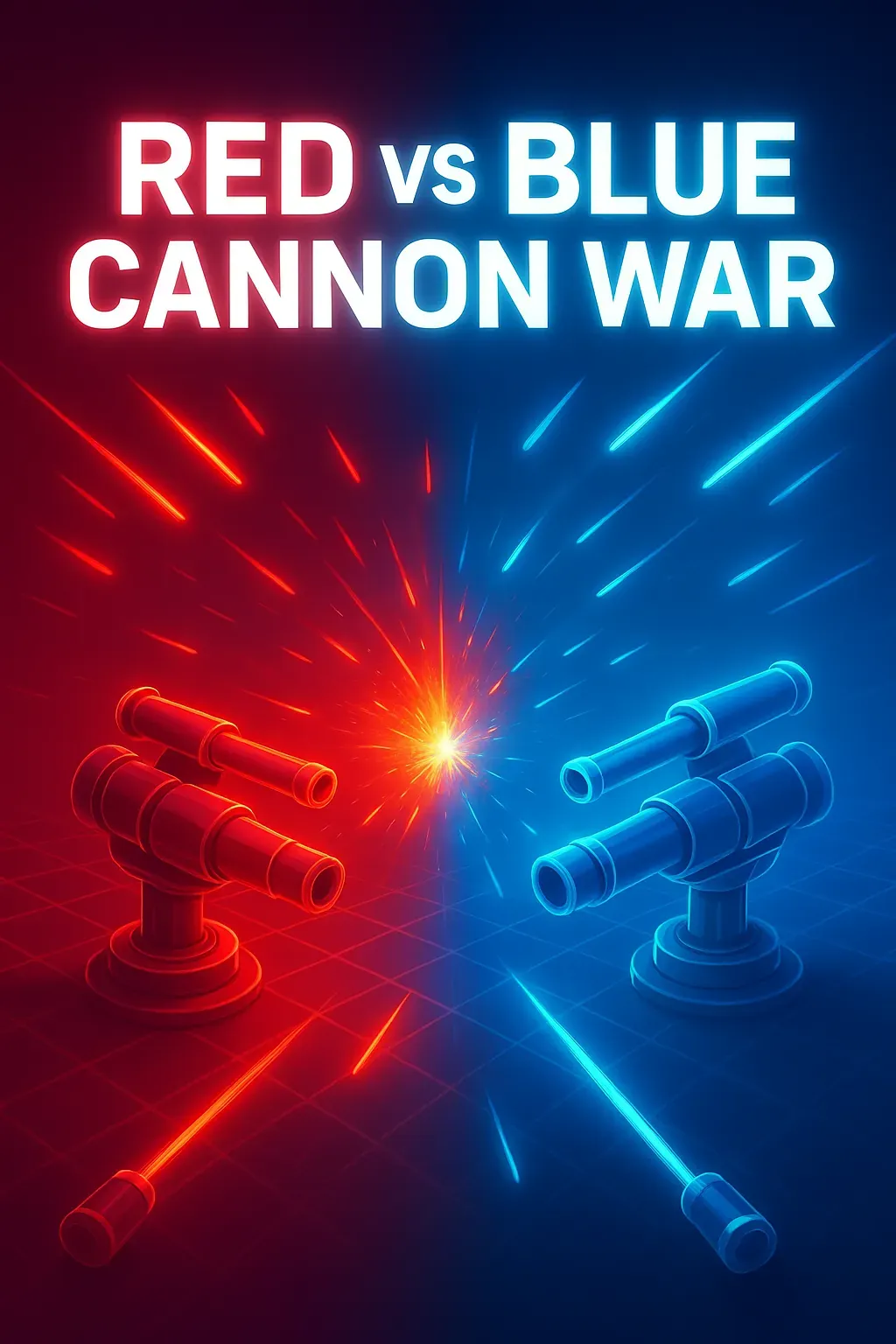 Red vs Blue cannon War | Astrocade