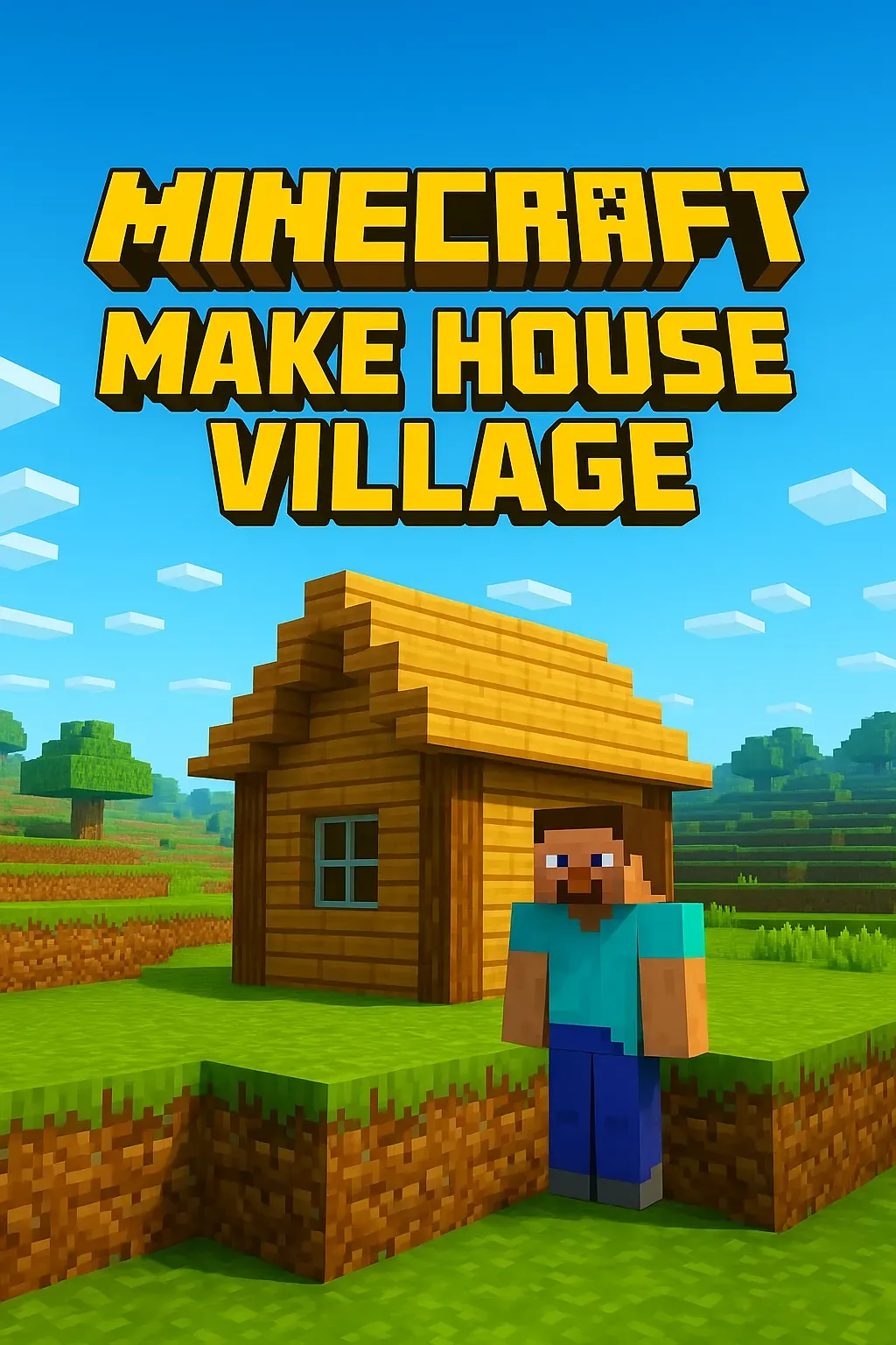 Minecraft make house village | Astrocade