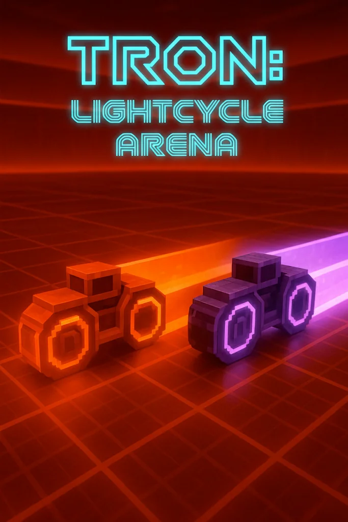 TRON Game: Lightcycle Arena - Race on the Grid | Astrocade | Astrocade